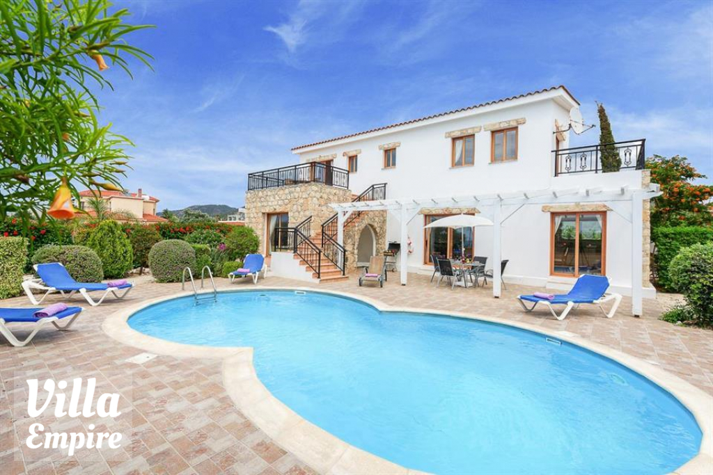 Luxury villa for rent in Paphos (Cyprus Villas Update 2025) — Star Villa with swimming pool #2837